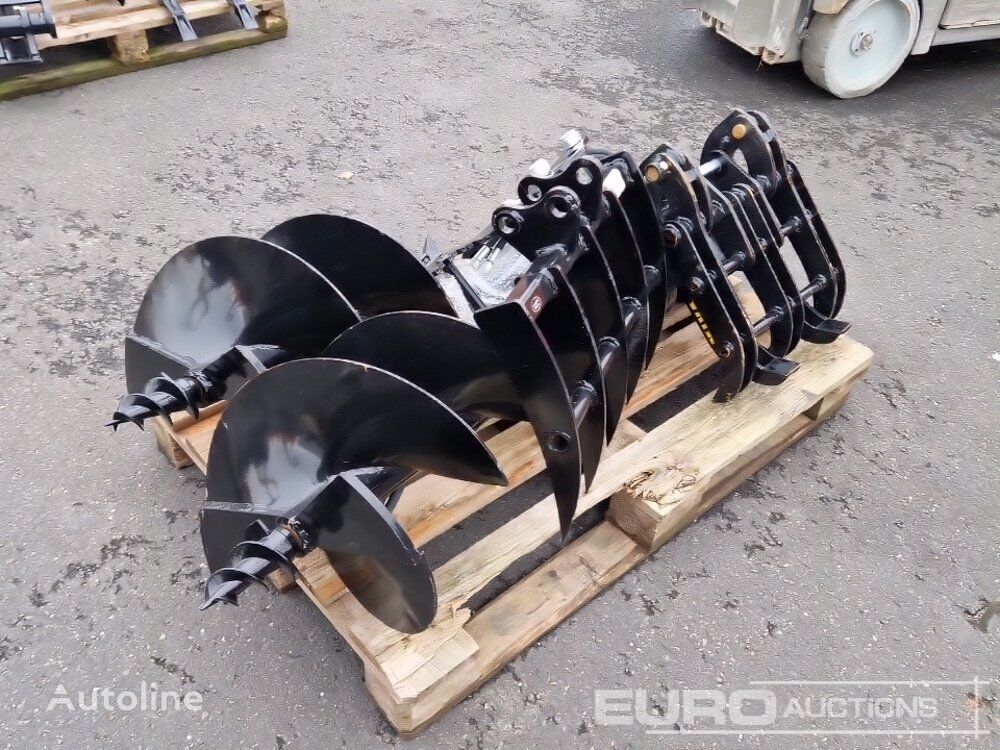 Prodaje se Excavator Attachment Set, Augers (2 of), Ripper, Thump Clamp, Ra burgiju za zemlju na aukciji