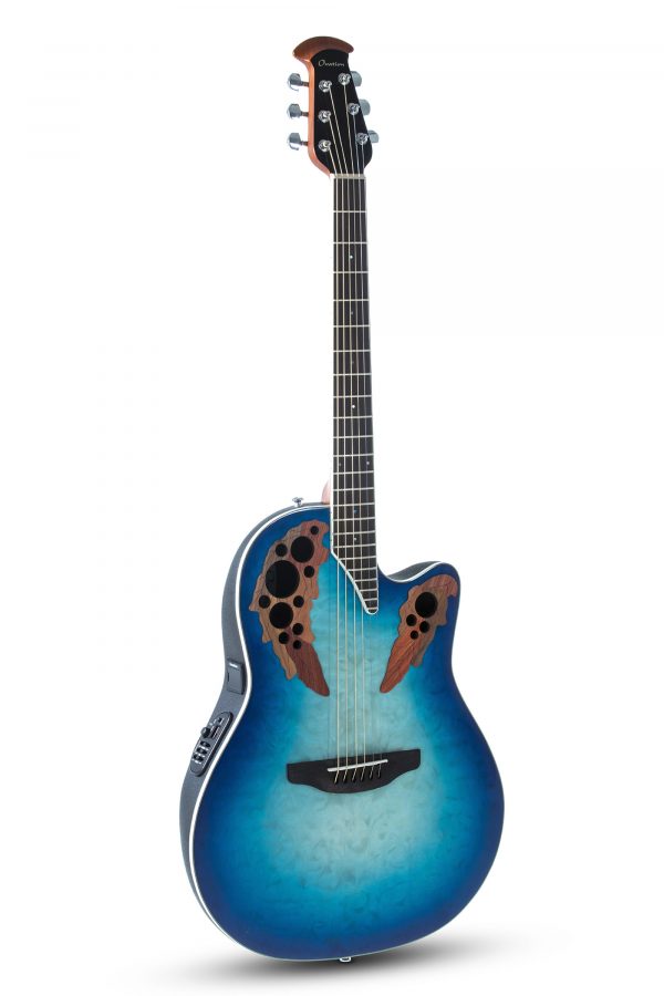 Ovation E-Acoustic Guitar Celebrity Elite Plus Super Shallow CE48P-RG-G – Ozvučena akustična gitara