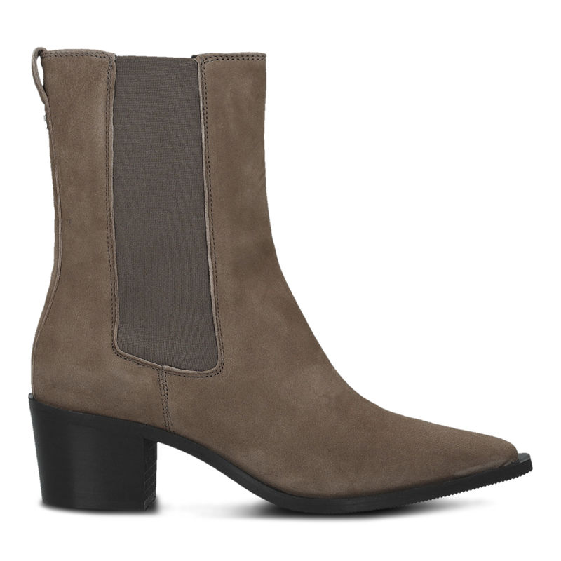 Ženske čizme Calvin Klein Heel Cowboy Boot Suede