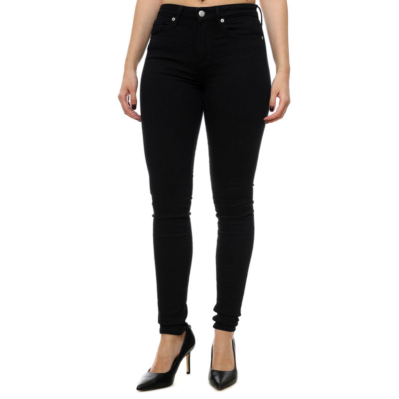 Ženske farmerke Tommy Hilfiger Como Skinny Rw Black