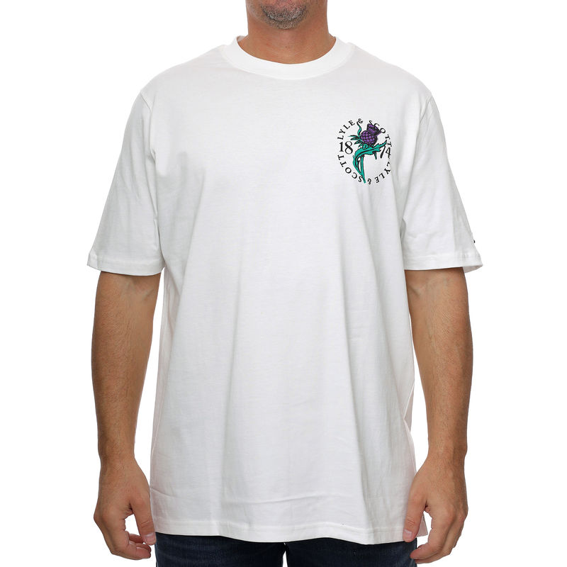 Muška majica Lyle&Scott Thistle Flora Print T-Shirt