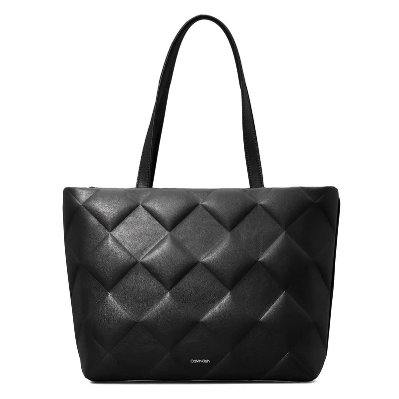 Ženska torba Calvin Klein Diamond Quilt Medium Shopper