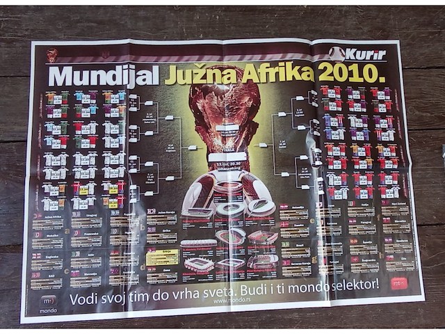 POSTER SETSKO PRVENSTVO AFRIKA 2010