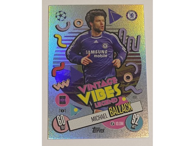 2024/25 Match Attax UCC Michael Ballack Vintage Vibes