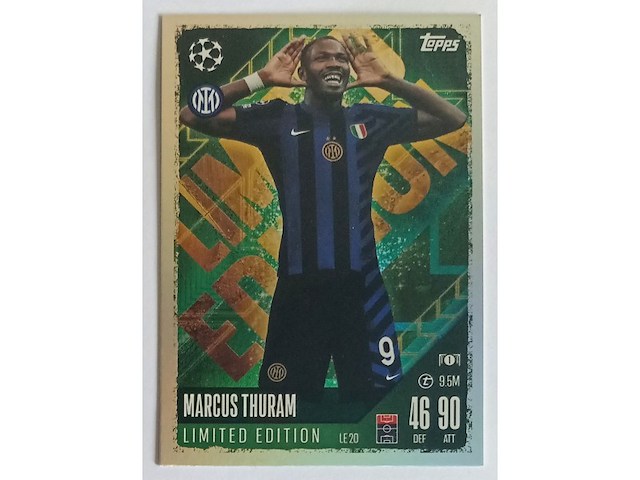 2024/25 Match Attax UCC Marcus Thuram Limited Edition