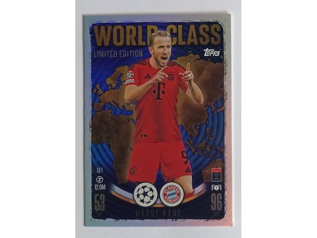 2024/25 Match Attax UCC Harry Kane Limited Edition