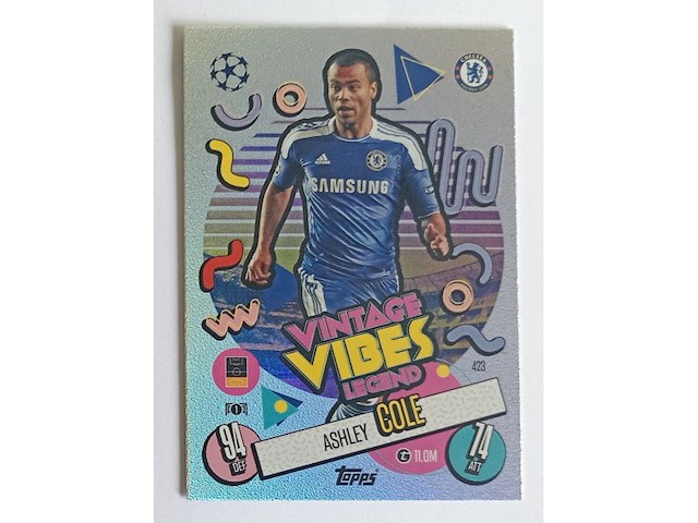 2024/25 Match Attax UCC Ashley Cole Vintage Vibes