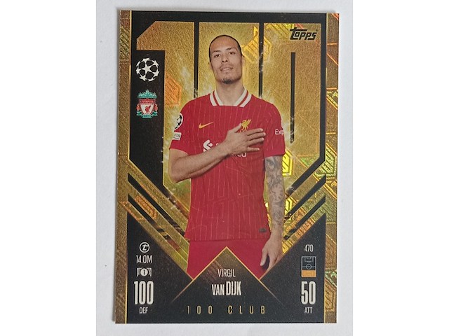 2024/25 Match Attax UCC Van Dijk 100 Club