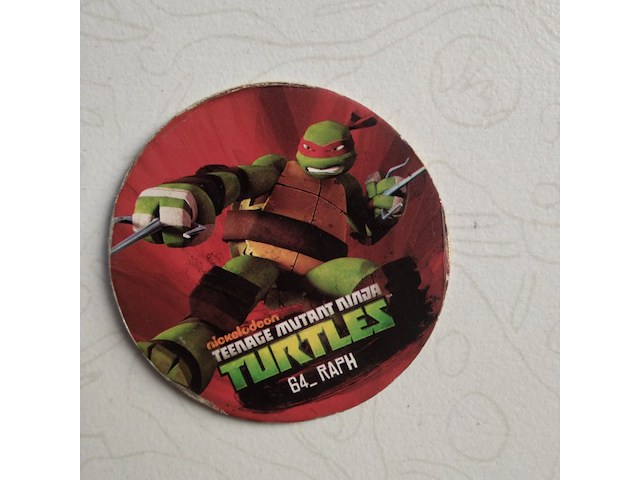 (CH) Chipicao token br. 64 - TMNT Ninja Turtles Raph