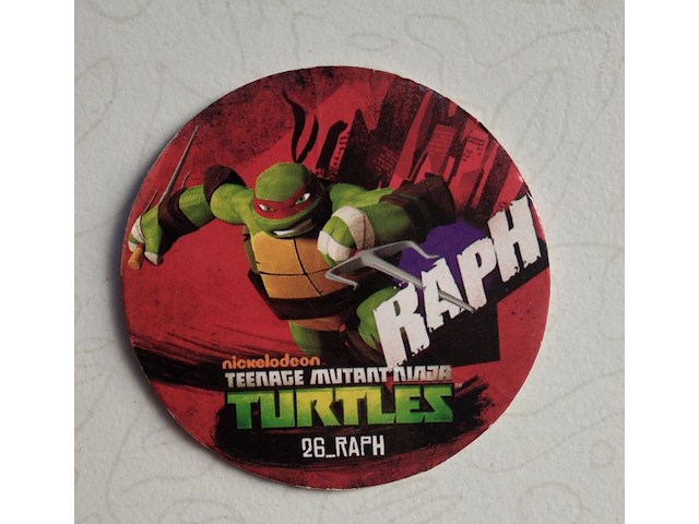 (CH) Chipicao token br. 26 - TMNT Ninja Turtles Raph