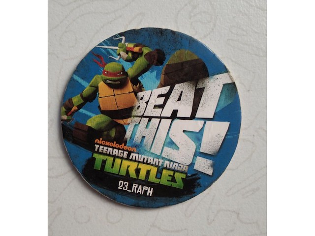 (CH) Chipicao token br. 23 - TMNT Ninja Turtles Raph