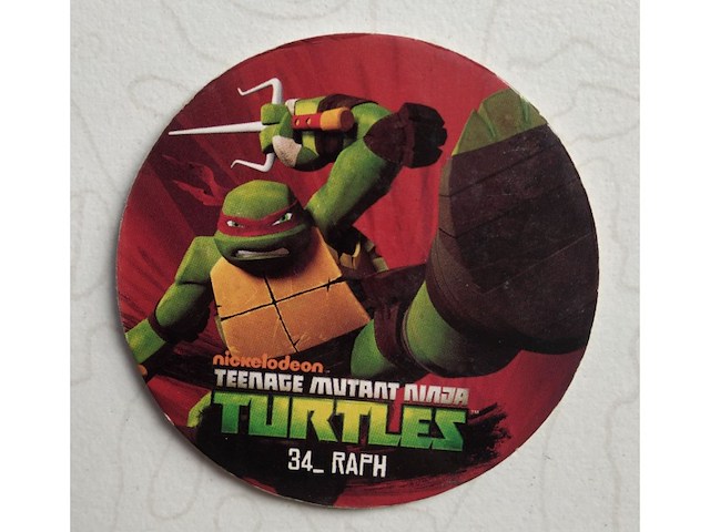 (CH) Chipicao token br. 34 - TMNT Ninja Turtles Raph