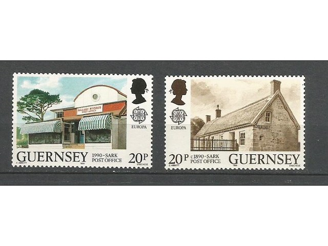 Guernsey 1990. EVROPA CEPT cista serija