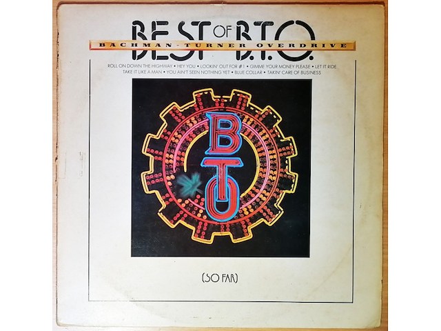 LP BACHMAN-TURNER OVERDRIVE - Best Of (1976) UK, VG