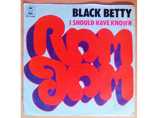 SP RAM JAM - Black Betty / I Should... (1977) Germany