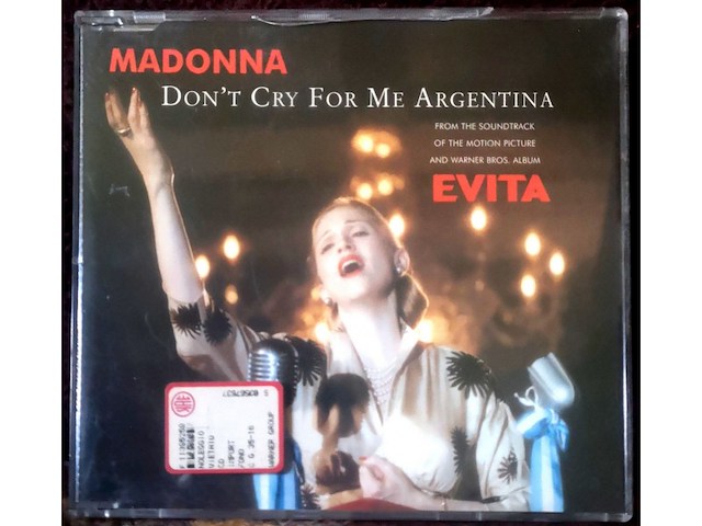 Madonna - Don`t cry for me Argentina (CD singl)