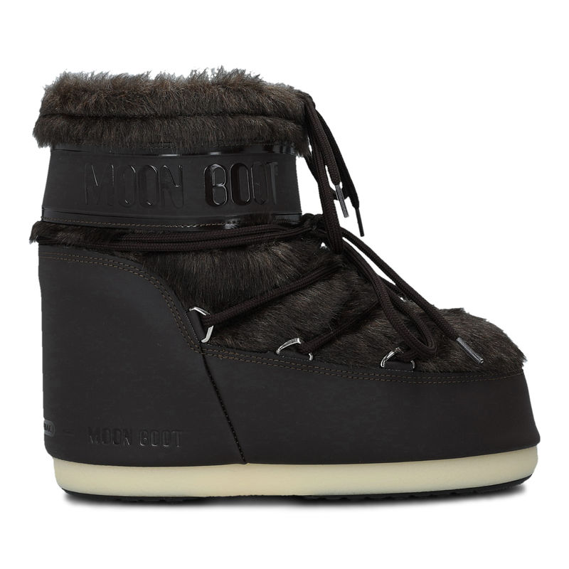 Ženske čizme Moon Boot Icon Low Faux Fur Brown