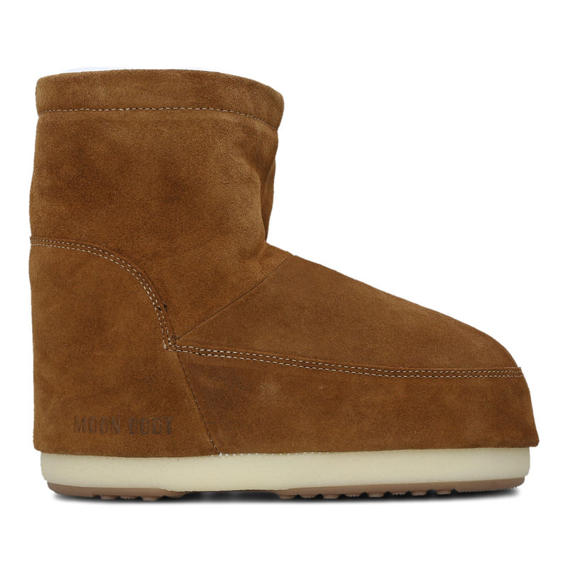 Ženske čizme Moon Boot Icon Low Nolace Suede Cognac