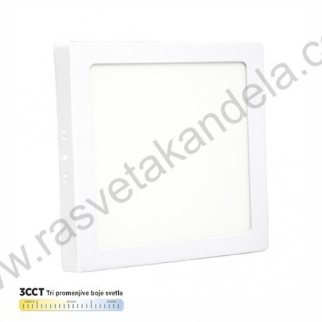 Led panel nadgradni M24NK-CCT 24W 3000/4000/6500K beli