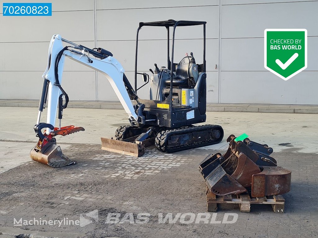 Bobcat E20 6x BUCKETS mini bager