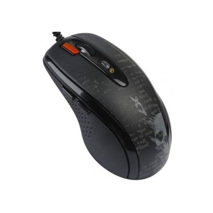 F5 V-Track Gaming USB crni miš