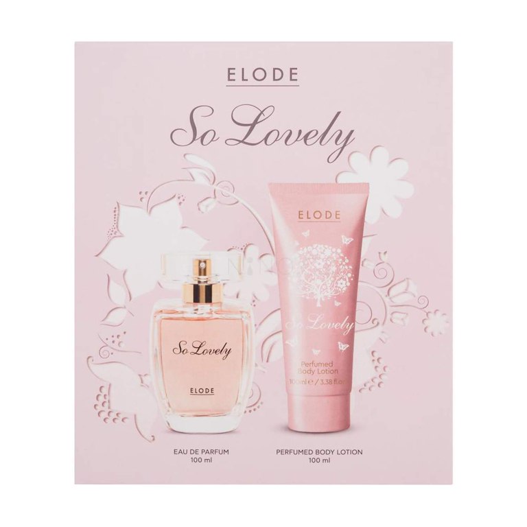 Elode set edt so lovely 100ml+bodylot 100ml elode