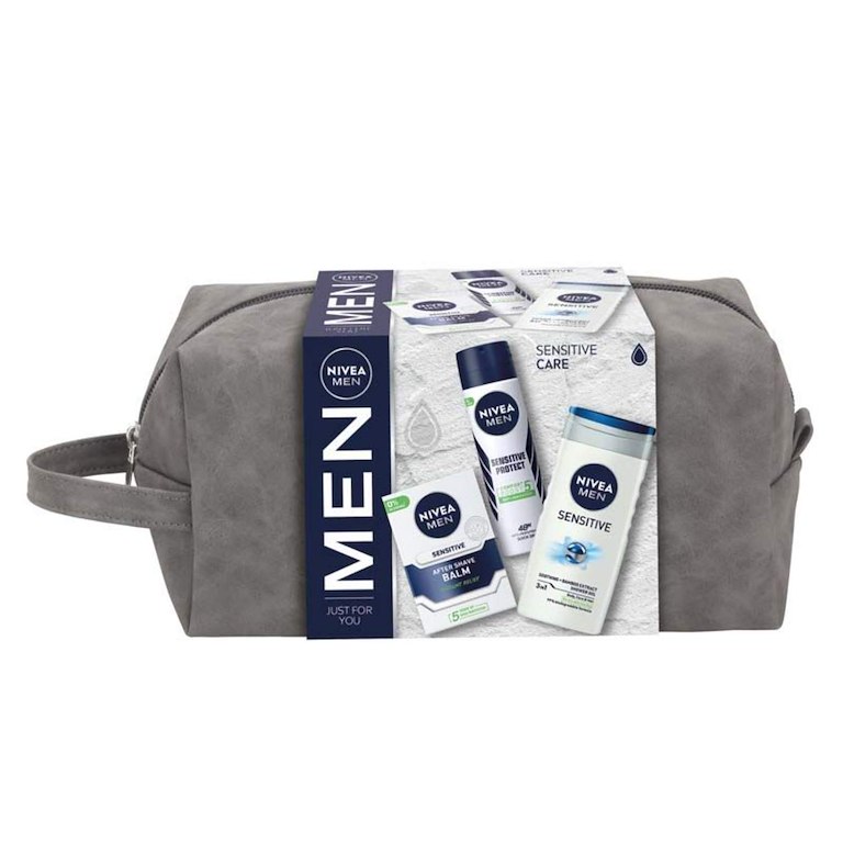 Nivea set men xmas 2024 sensitive care bag nivea