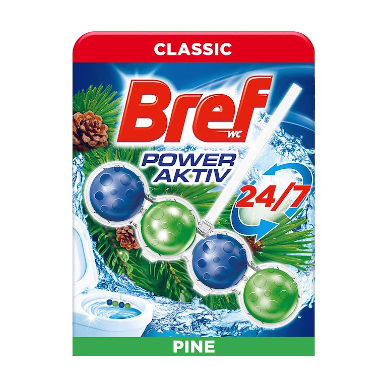 Bref kuglice za wc šolju Borovina 50g