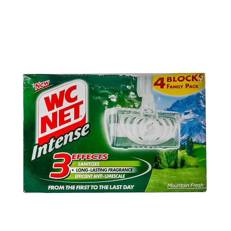 Wc Net Intense korpica za wc šolju sa planinskom svežinom 4komx34g