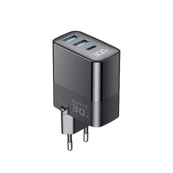 HAVIT Kućni punjač UCLE001 EU 30W 2 * USB + 1