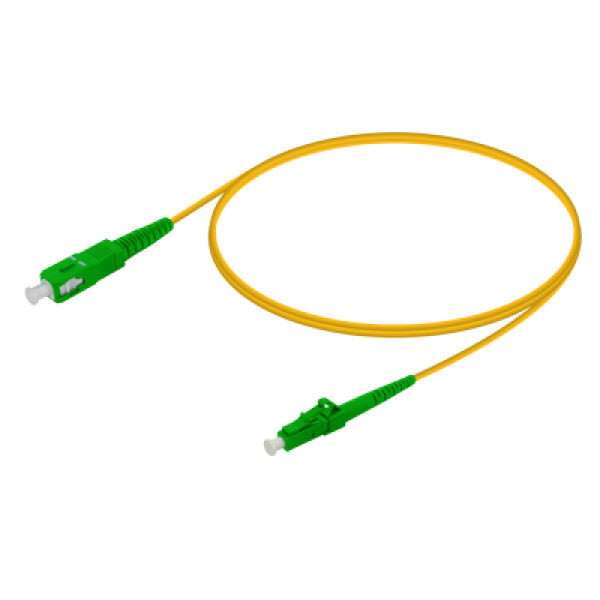 ExeLink patchcord SC/APC-LC/APC Single Mode, Simplex, G652D, 3mm, 2 m