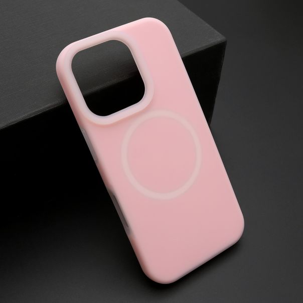 Maska Pastel color Magsafe za iPhone 16 Pro, roze