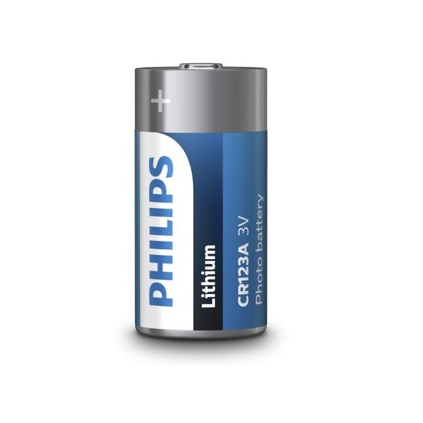 PHILIPS Baterija CR123A 3.0V LITHIUM