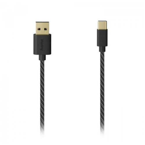 HAMA USB-C 2.0 Kabl Pozlata tkanina 1.5m