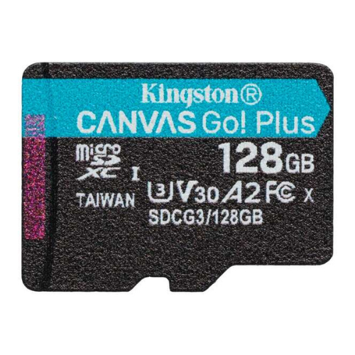 KINGSTON SDCG/128GBSP CANVAS GO Bez adaptera MicroSD 128GB PLUS