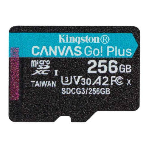 KINGSTON SDCG/256GBSP CANVAS GO + MicroSD 256GB PLUS