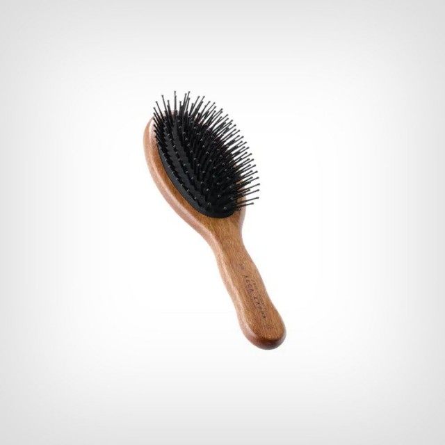 ACCA KAPPA OVAL PADDLE BRUSH – KOTIBÉ WOOD – POM PINS – ČETKA ZA ZAGLADJIVANJE KOSE I MASAŽU VLASIŠTA