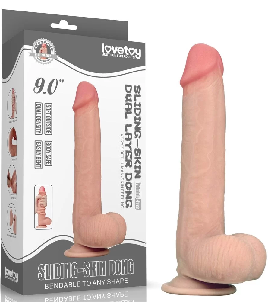 SLIDING DILDO 9″