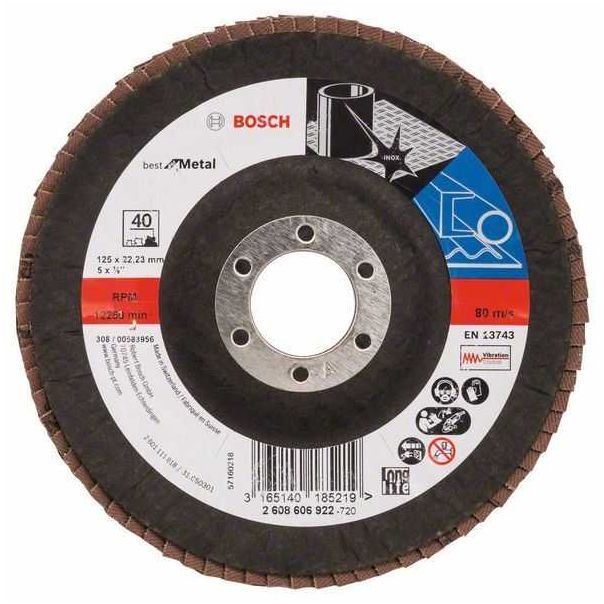 BOSCH Lamelni brusni disk X571 125mm G40