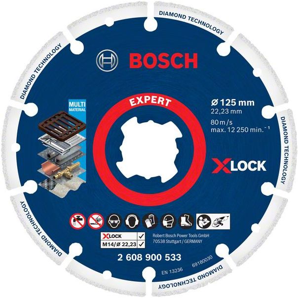 BOSCH EXPERT Dijamantska ploča za sečenje metala Best for Metal 125 x 22,23 mm