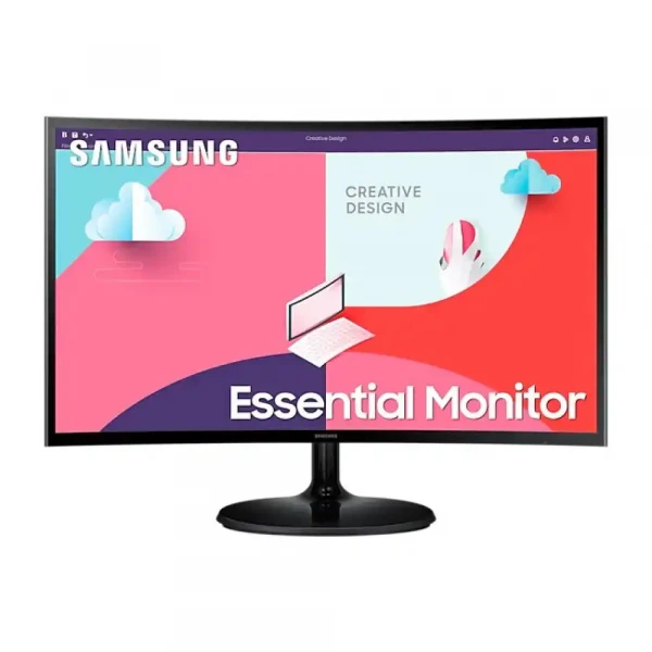 Monitor 24 Samsung LS24C360EAUXEN 1920x1080FHD VA75Hz4msVGAHDMIHDCPFreesyncVESAZakrivljen