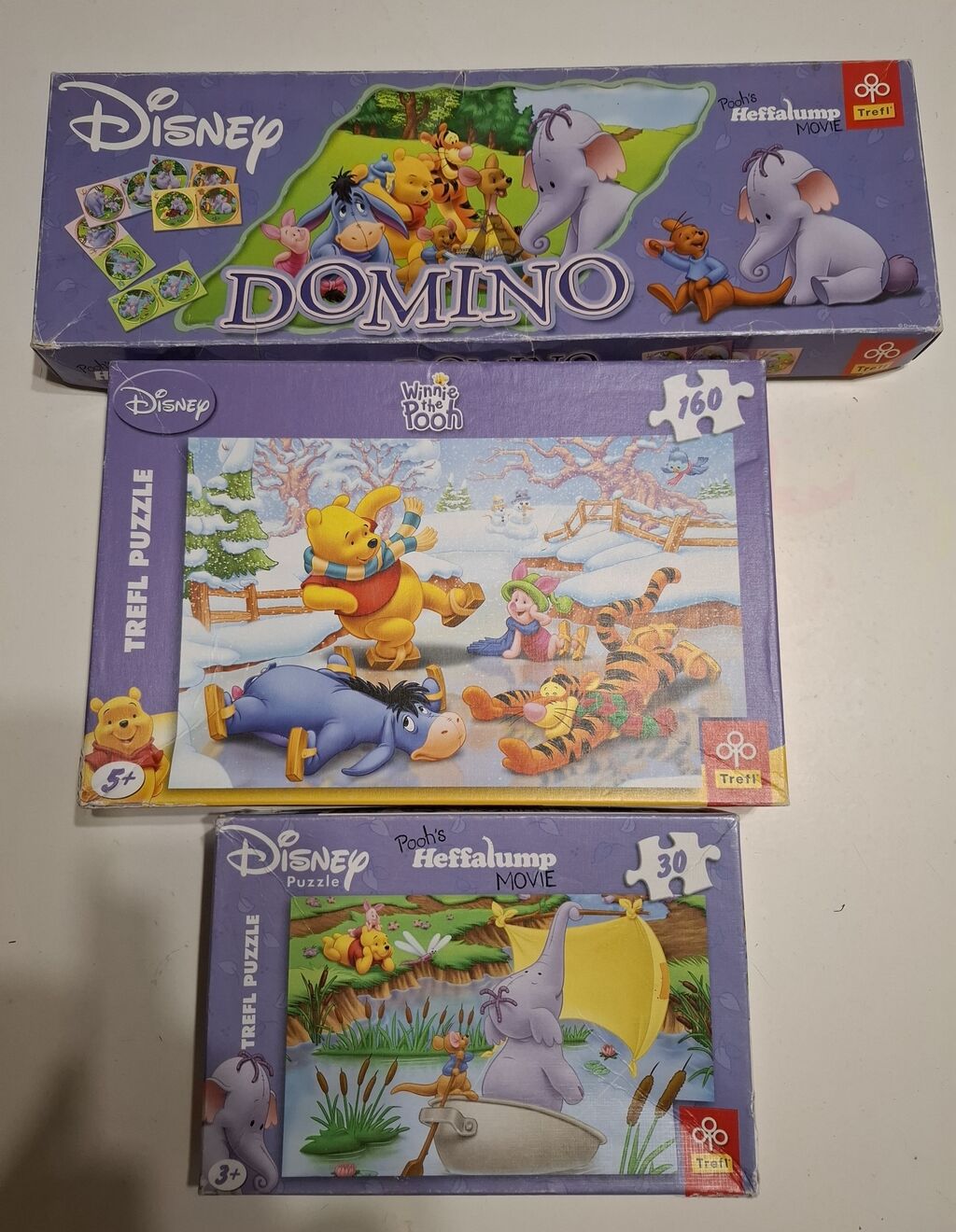 Winnie the pooh clementoni original 2 puzle i domine sve je ista