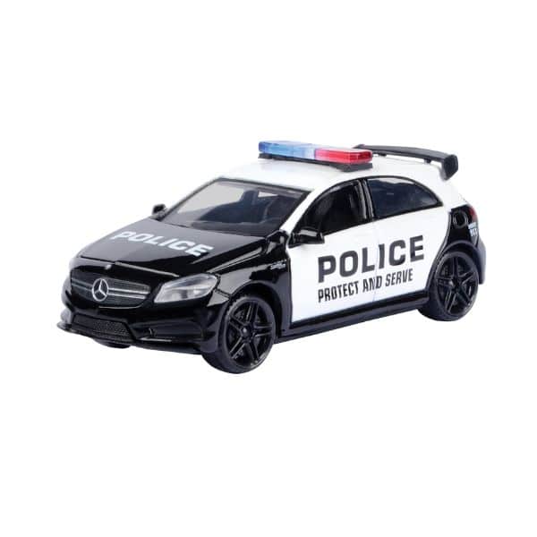 MET. AUTO MERCEDES BENZ POLICISKI 1:43