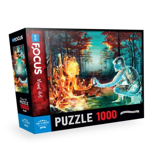 BLUE FOCUS Puzzle Vatra I voda – 1.000 delova