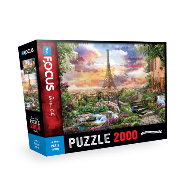 BLUE FOCUS Puzzle Pariz – 2.000 delova