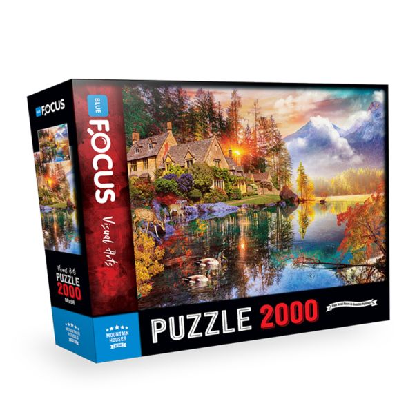 BLUE FOCUS Puzzle Planinska kuća – 2.000 delova