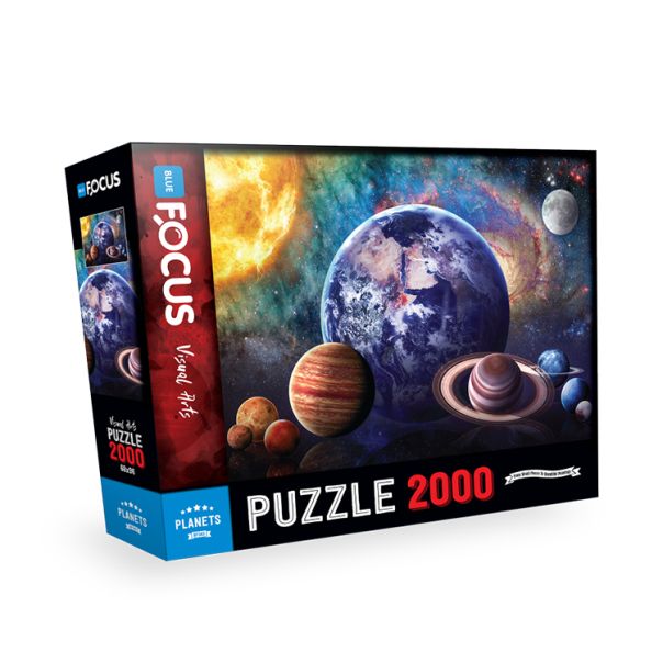 BLUE FOCUS Puzzle Planete – 2.000 delova