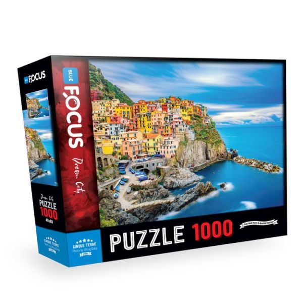 BLUE FOCUS Puzzle Cinque Terre "Pet zemalja" – 1.000 delova