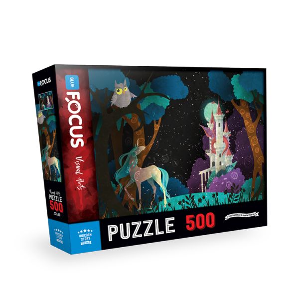 BLUE FOCUS Puzzle Priča o jednorogu – 500 delova