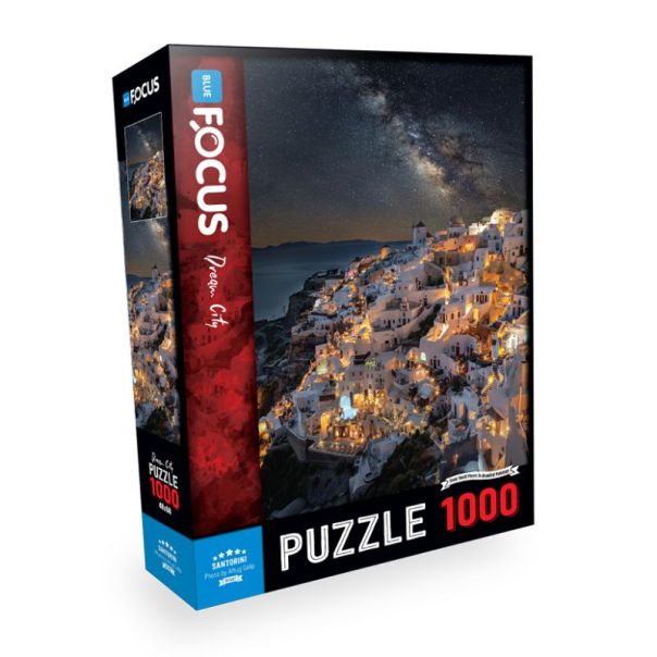 BLUE FOCUS Puzzle Santorini – 1.000 delova